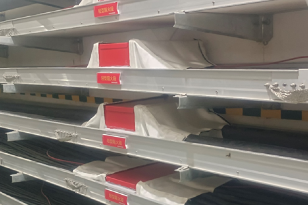 Cable duct fireproof partition sealing kit